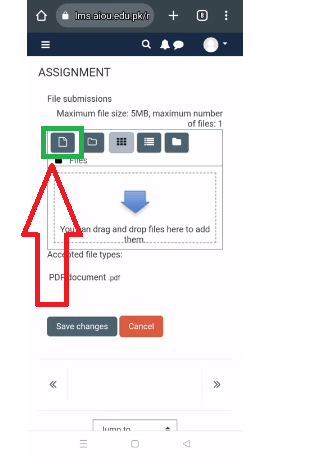 How to Upload Assignment on LMS AIOU